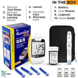 Buy K-LIFE GLUCOLAB FULLY AUTOMATIC BLOOD GLUCOSE CHECK SUGAR TESTING ...