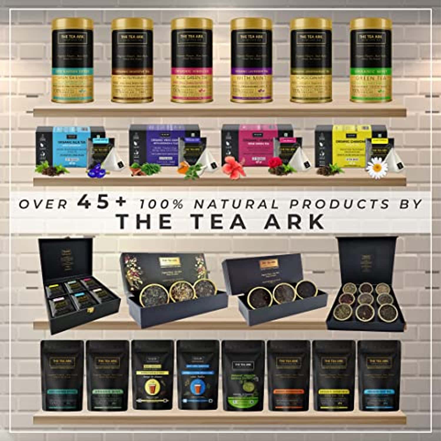 Buy THE TEA ARK FLORAL BLISS CHRISTMAS TEA GIFT SET | 3 DIFFERENT TYPES ...