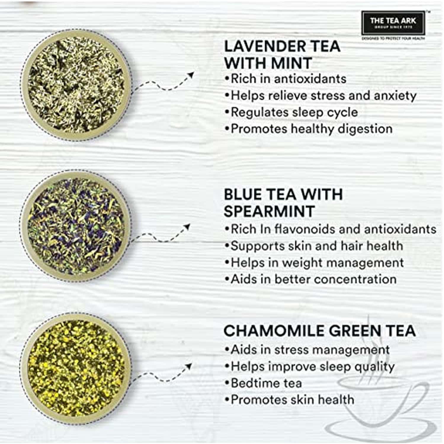 Buy THE TEA ARK FLORAL BLISS CHRISTMAS TEA GIFT SET | 3 DIFFERENT TYPES ...