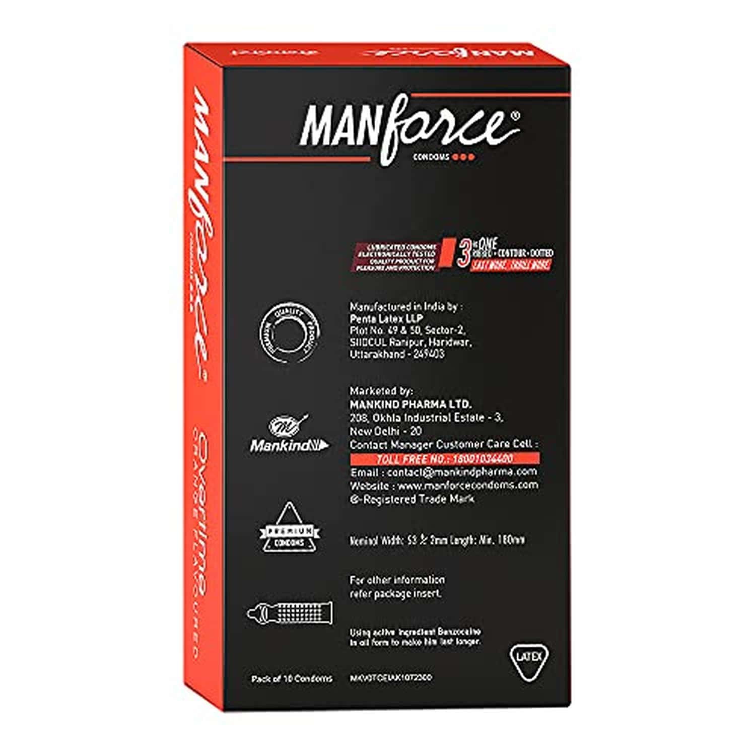 Buy MANFORCE OVERTIME ORANGE & PINEAPPLE 3IN1 CONDOMS(SET OF 2 20 PCS) Online & Get Upto 60% OFF ...