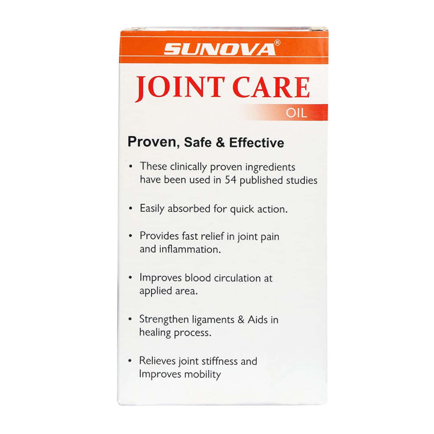 Buy SUNOVA JOINT CARE OIL 120 ML Online & Get Upto 60% OFF at PharmEasy