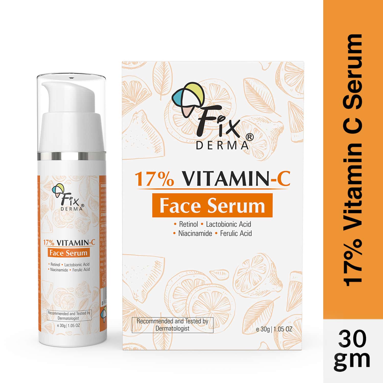 Buy COS-IQ VITAMIN C-23% FACE SERUM 30ML | ONLY 2 INGREDIENTS | SAFE ...