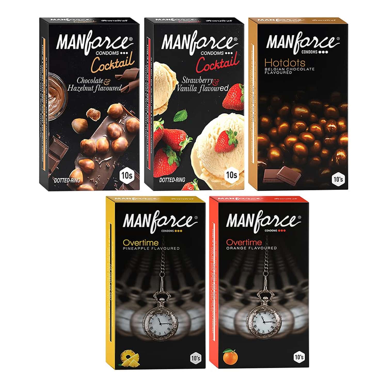Buy MANFORCE PREMIUM HOTDOTS BELGIAN CHOCOLATE & OVERTIME ORANGE ...