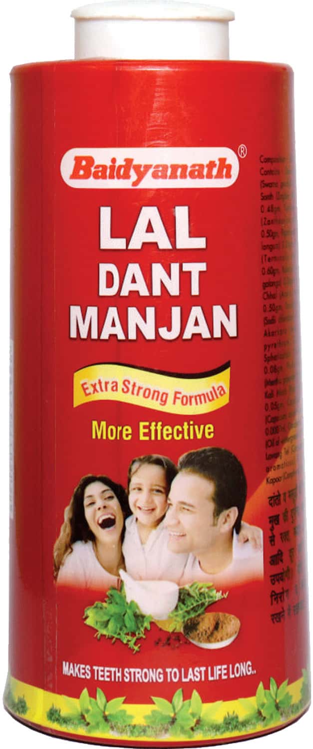 Buy BAIDYANATH NAGPUR LAL DANT MANJAN 200 G (PACK OF 3) Online & Get ...