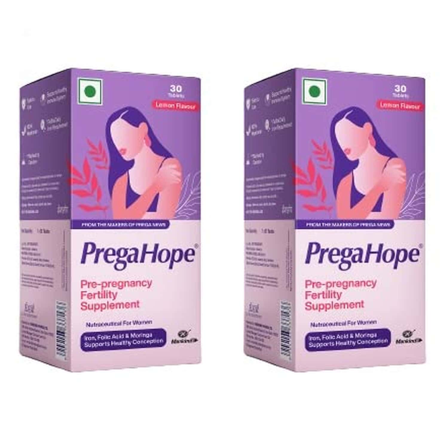 Buy PREGAHOPE PRE-PREGNANCY FERTILITY SUPPLEMENT WITH IRON FOLIC ACID ...