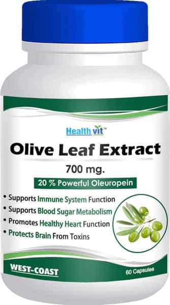 Buy Healthvit Olive Leaf Extract 20 Powerful Oleuropein 700 Mg 60