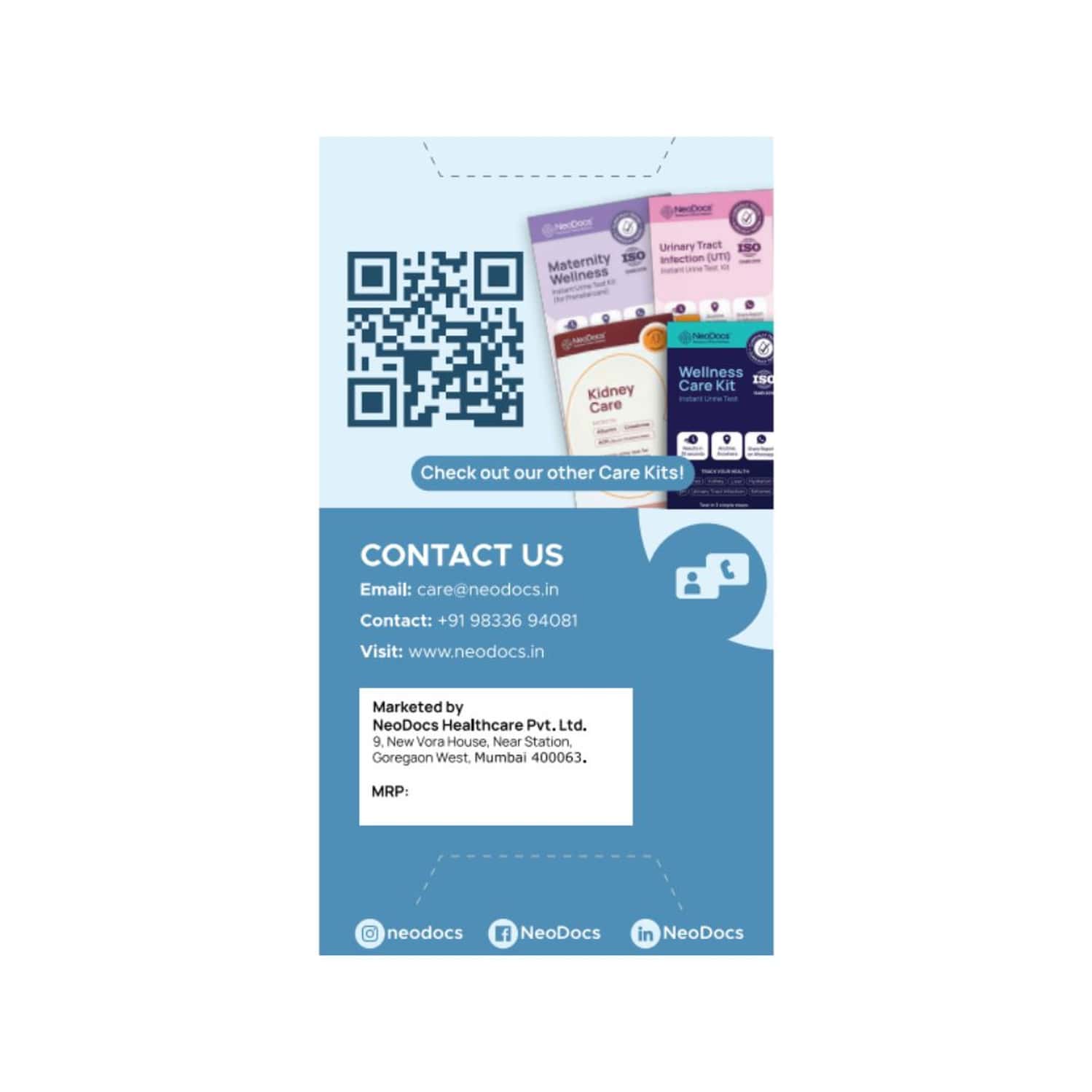 Buy NEODOCS ELDERLY CARE KIT | INSTANT AT-HOME URINE TEST | TRACK 10 ...