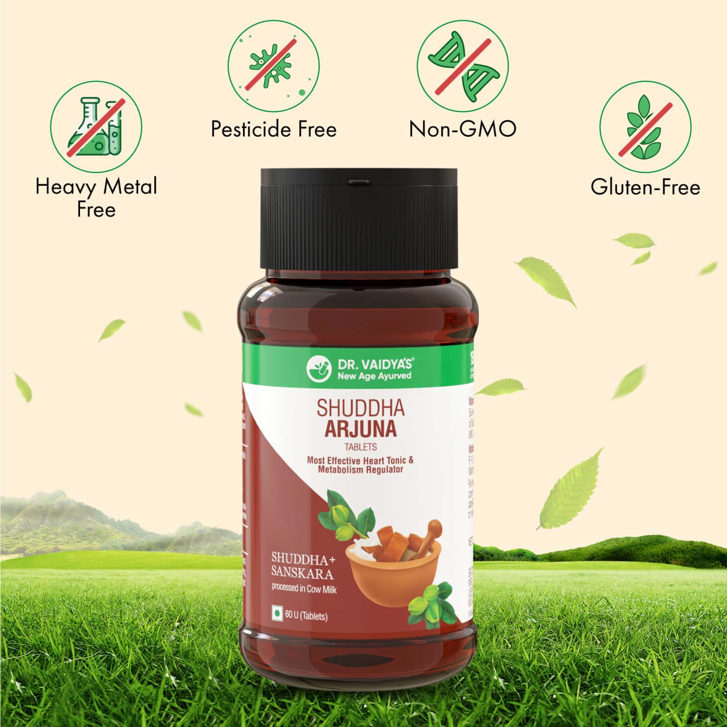 Buy DR. VAIDYA'S SHUDDHA ARJUNA TABLET 60S P3 Online & Get Upto 60% OFF ...