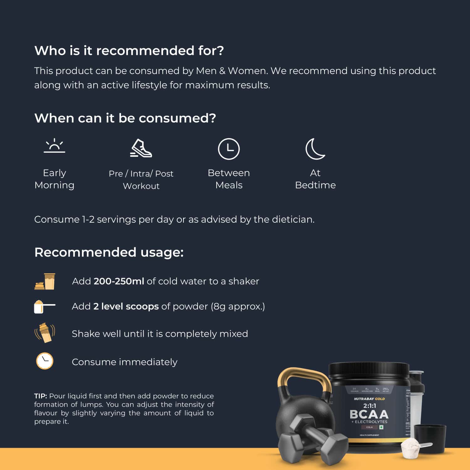 Buy NUTRABAY GOLD BCAA 2:1:1 WITH ELECTROLYTES|5G BCAA, PRE/POST ...