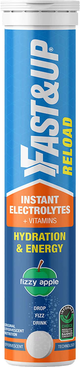 Buy FAST&UP RELOAD ELECTROLYTE ENERGY AND HYDRATION FIZZY APPLE - 20 ...