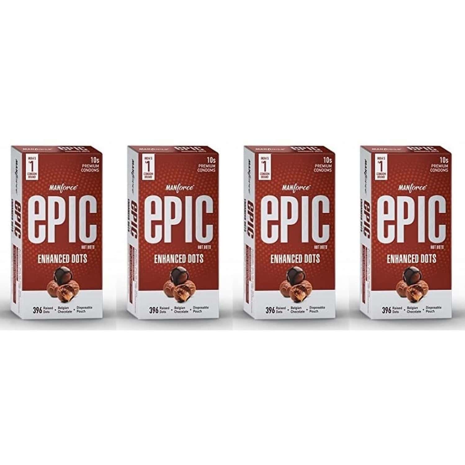 Buy MANFORCE EPIC HOT DOTS ENHANCED DOTTED CONDOMS FOR MEN BELGIAN ...