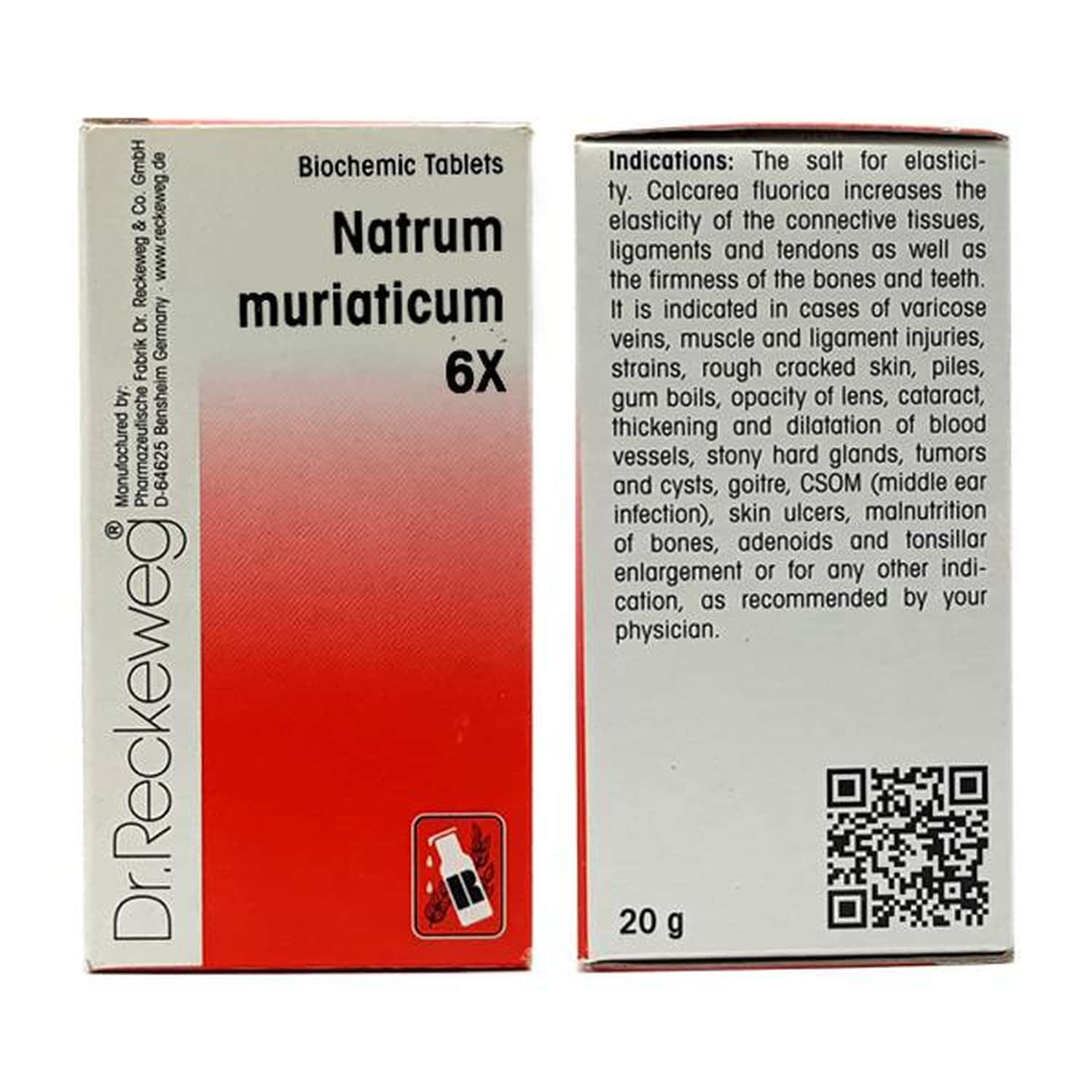 Buy DR.RECKEWEG NATRUM MURIATICUM 6X (20G) Online & Get Upto 60% OFF at ...