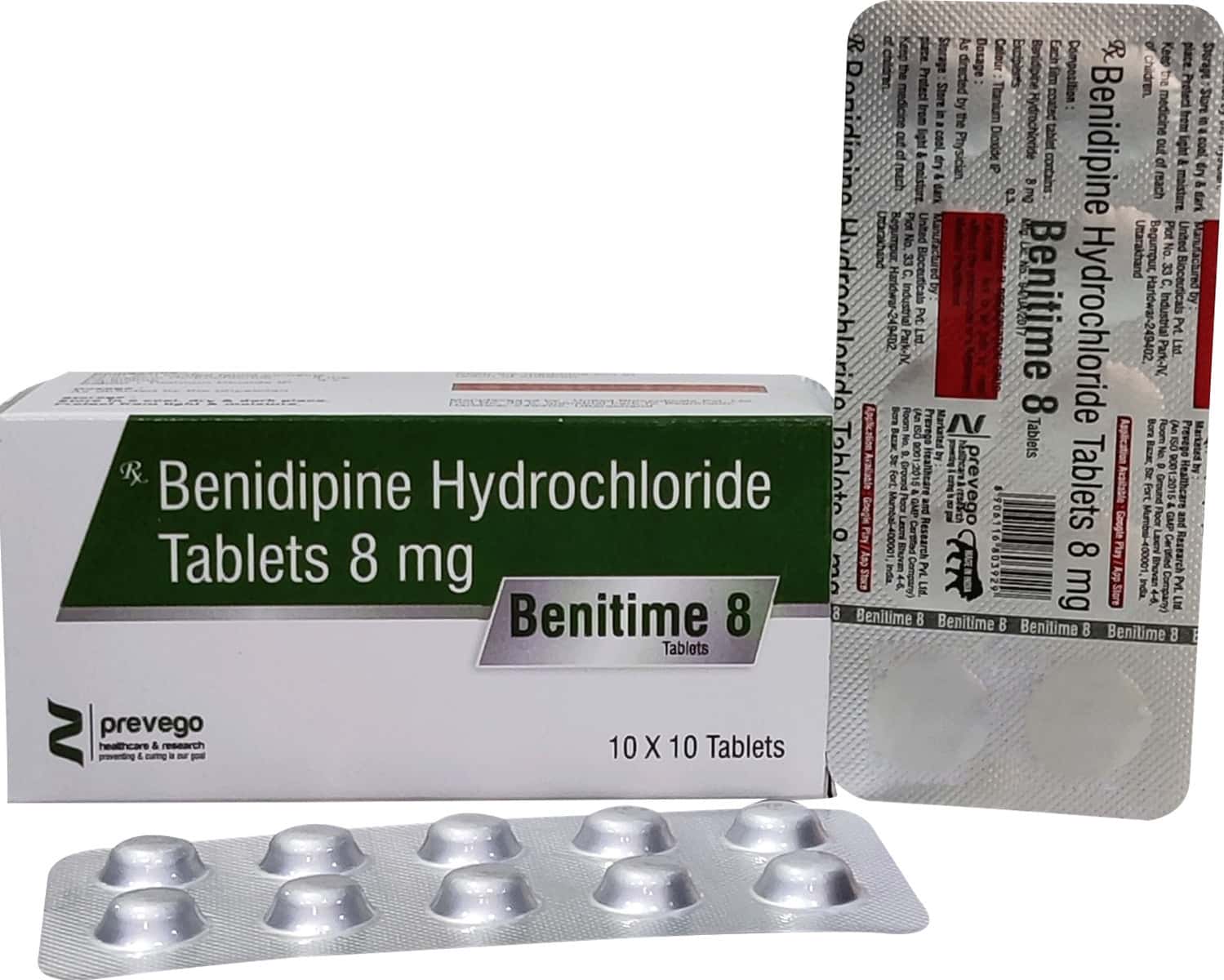 Buy Benitime 8 MG Tablet (10) Online at Flat 15% OFF | PharmEasy