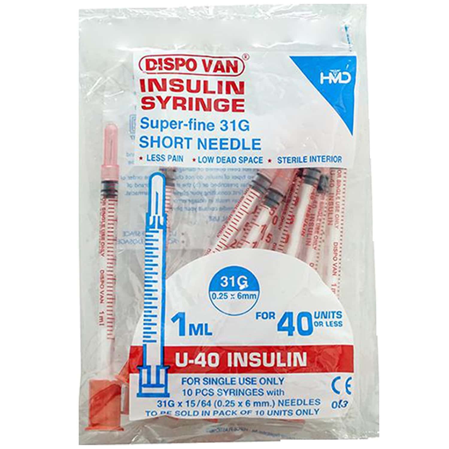 Buy DISPO VAN INSULIN SYRINGE- 31G NEEDLE Online & Get Upto 60% OFF at ...