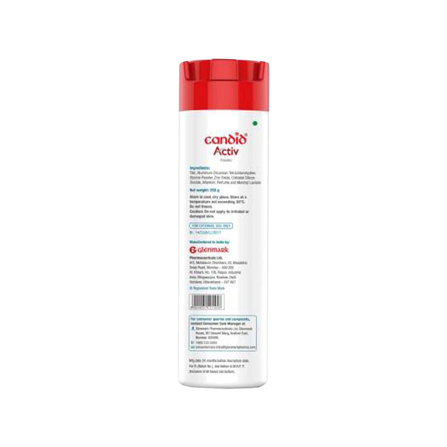 Buy CANDID ACTIV ANTIPERSPIRANT POWDER 250G (PACK OF 2) Online & Get ...