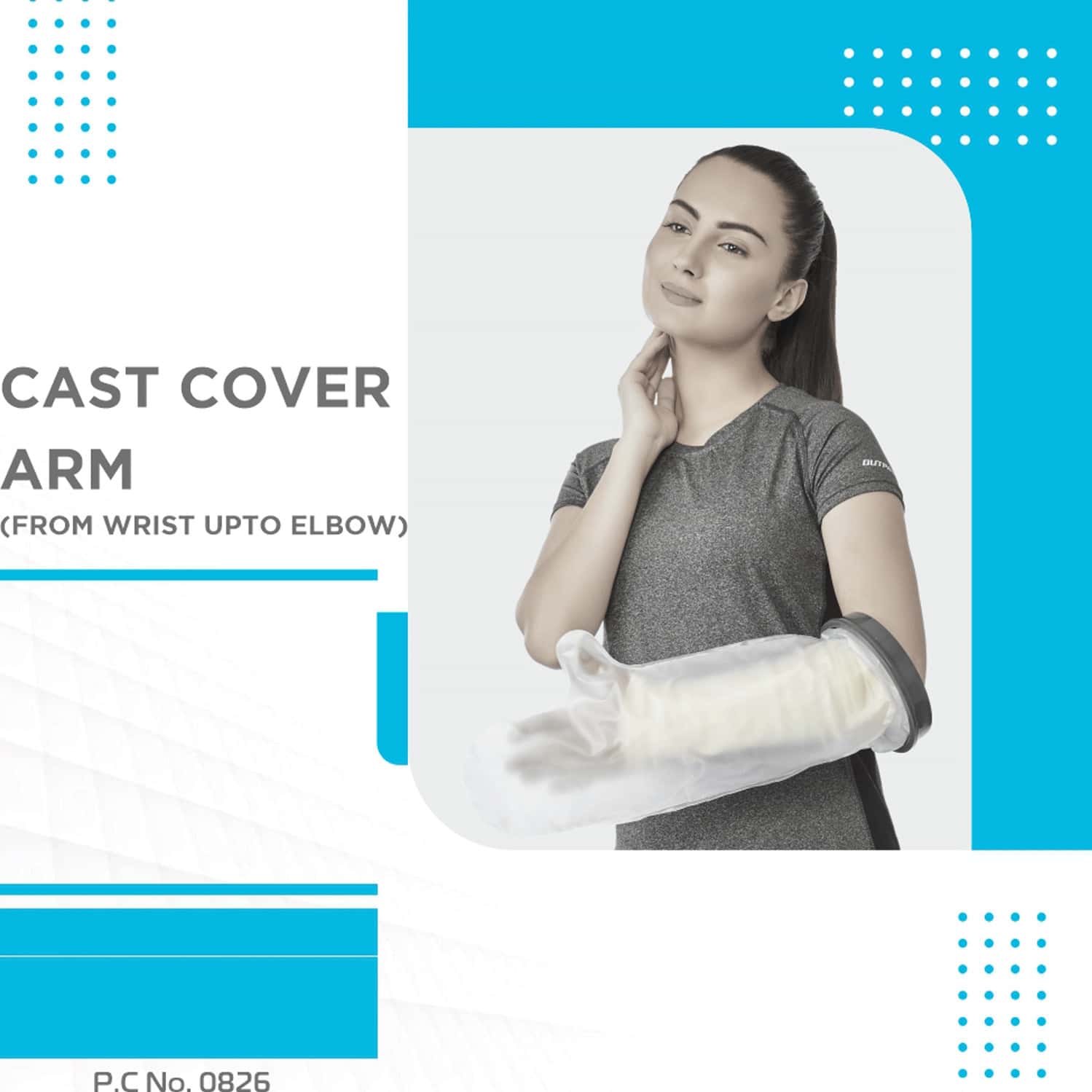 Buy VISSCO CAST COVER ARM ( UPTO ELBOW) |PROTECTS BANDAGE FROM WATER ...