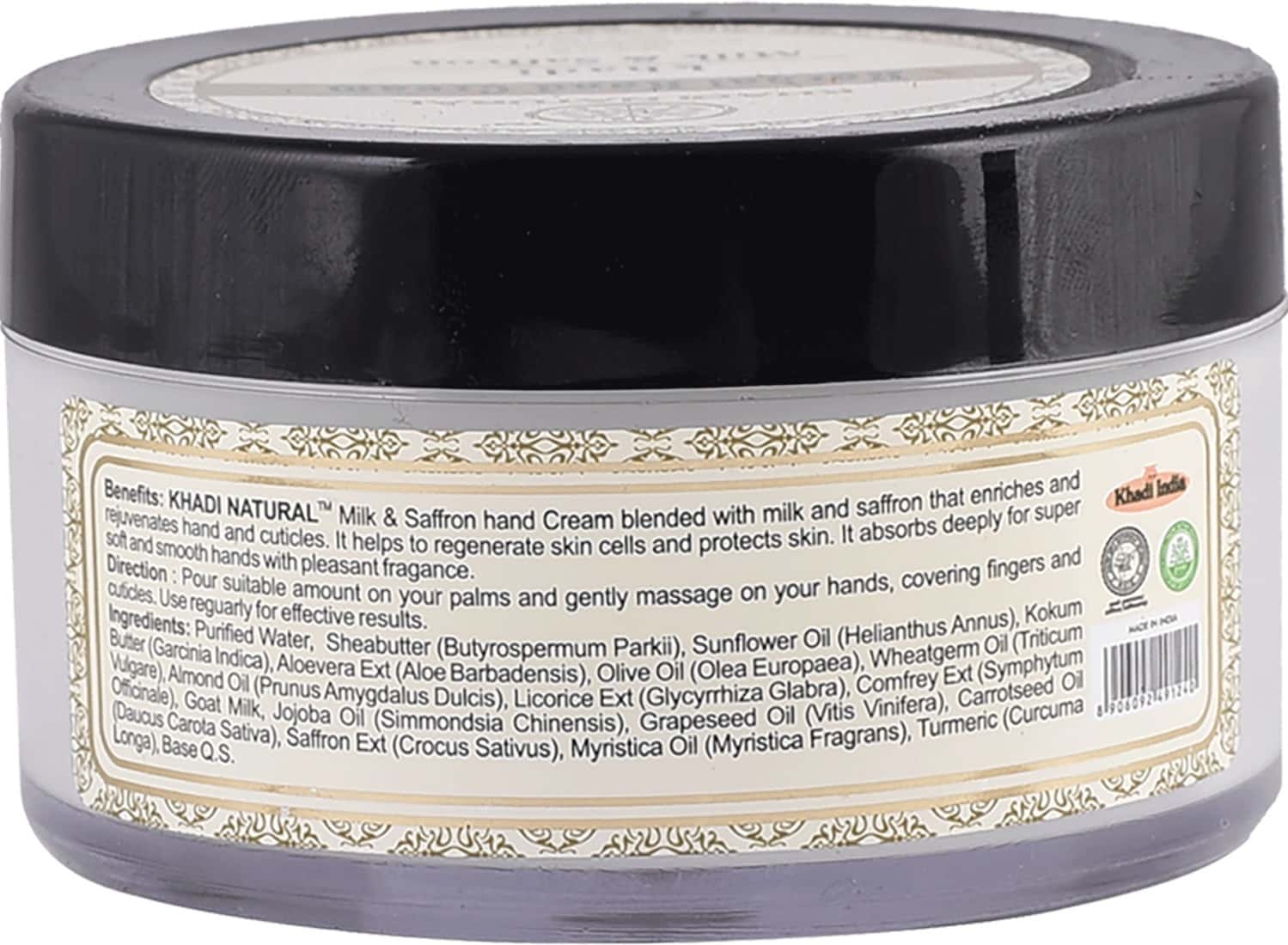 Buy KHADI NATURAL MILK & SAFFRON HAND CREAM 50GM Online & Get Upto 60% ...