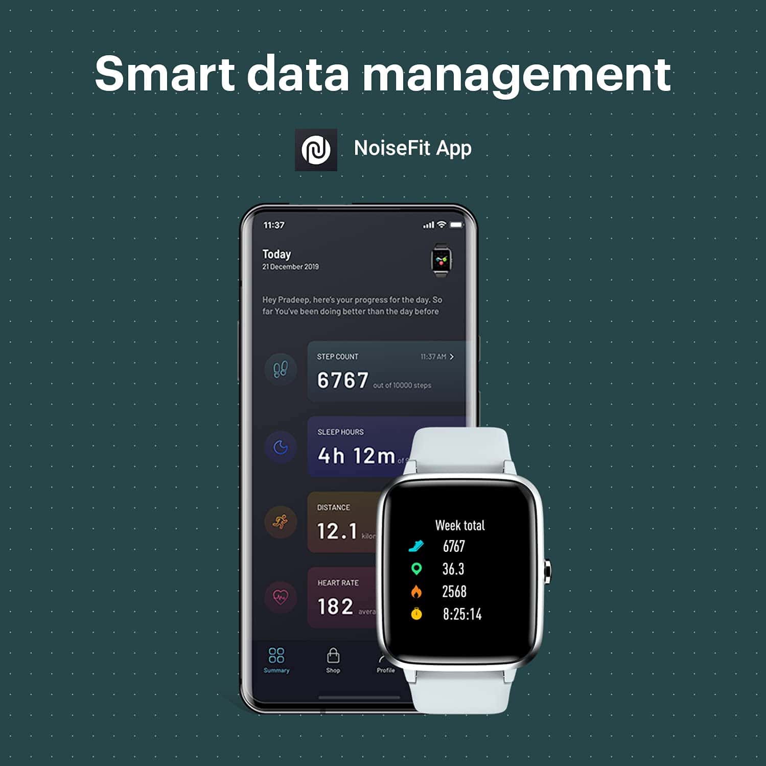 Buy NOISE COLORFIT PRO 2 OXY2 MIST GREY Online & Get Upto 60% OFF at ...