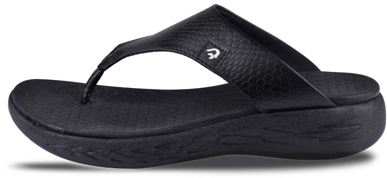 Buy PHARMEASY ORTHOPAEDIC SLIPPERS WITH PYTHON SOLE -BLACK-UK6- WOMEN ...