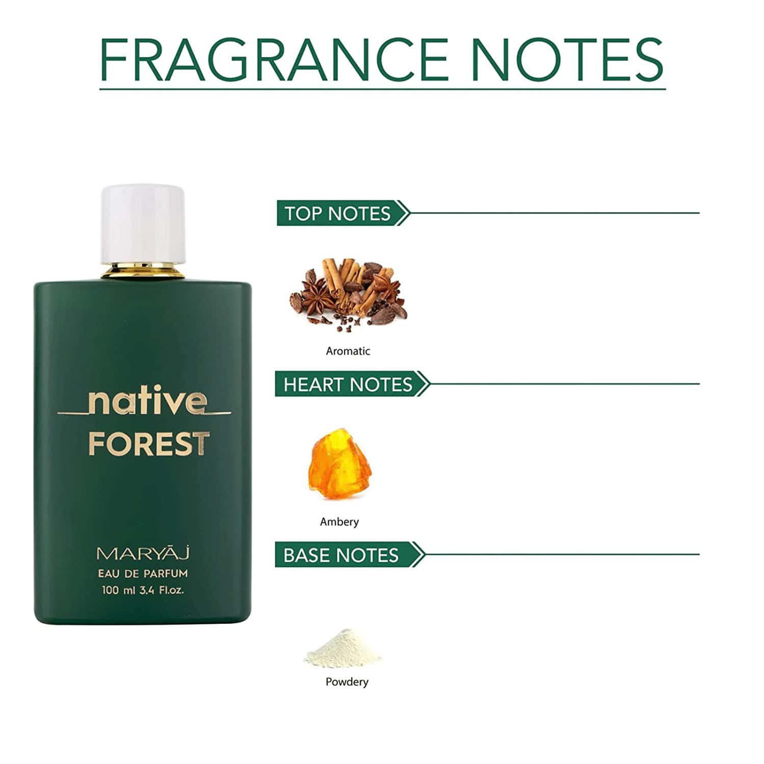 Buy MARYAJ NATIVE FOREST EAU DE PARFUME 100ML FOR UNISEX Online & Get ...