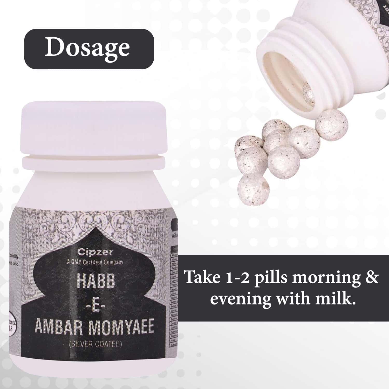 Buy CIPZER HABBE AMBAR MOMYAI SILVER |HELPFUL IN IMPROVING MALE SEXUAL ...