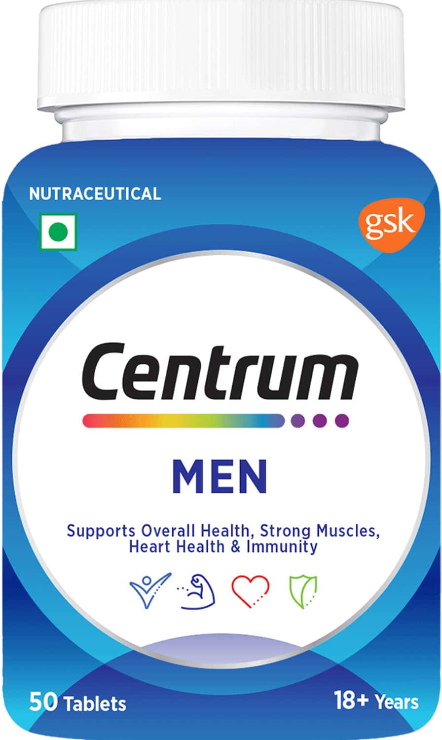 Buy HEALTHVIT CENVITAN ADULTS 50+ MULTIVITAMIN & MULTIMINERAL WITH 25 ...