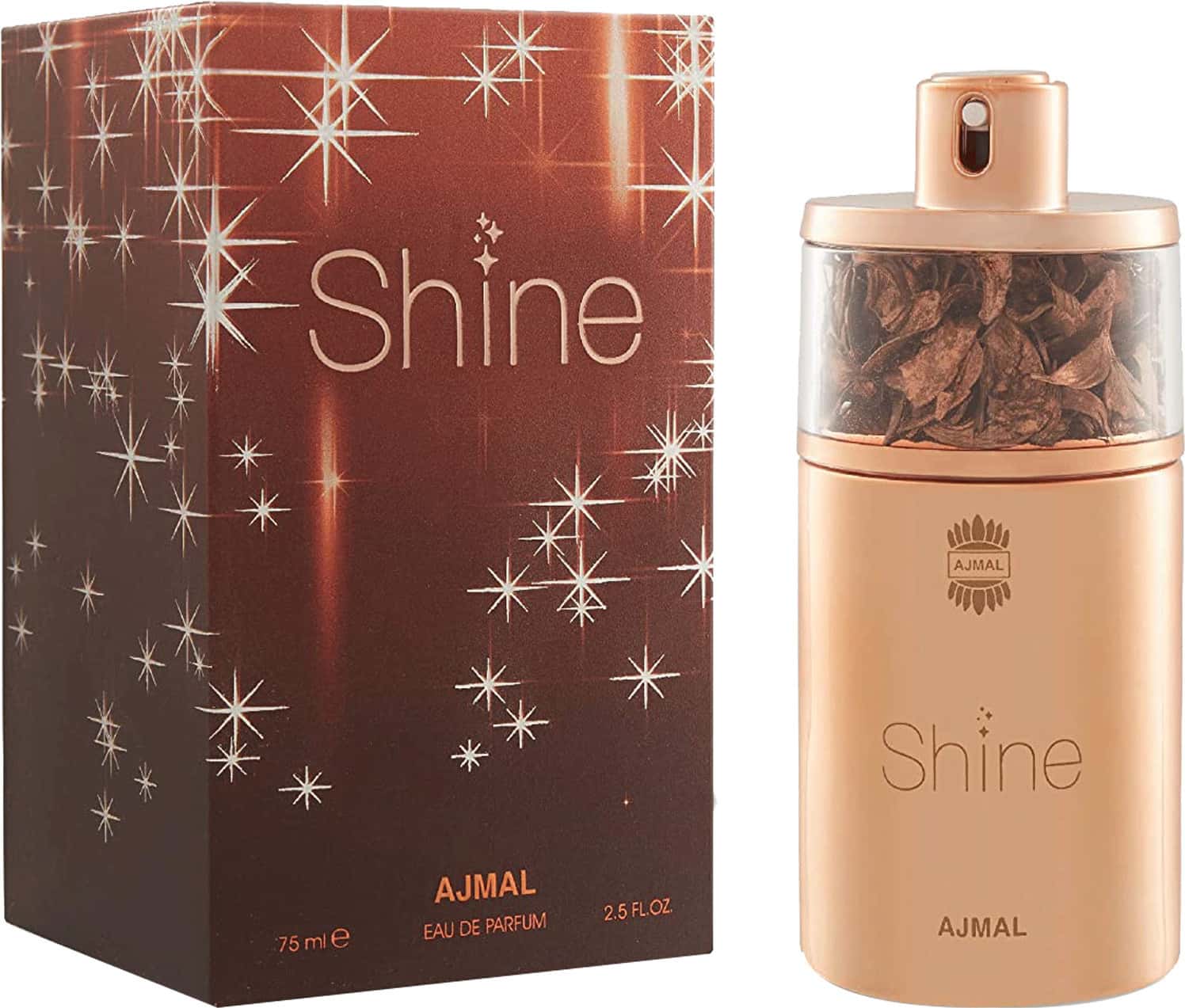 Buy AJMAL SHINE EAU DE PARFUM POWDERY 75ML PERFUME FOR WOMEN AND WISAL DEODORANT 200ML FOR WOMEN ...