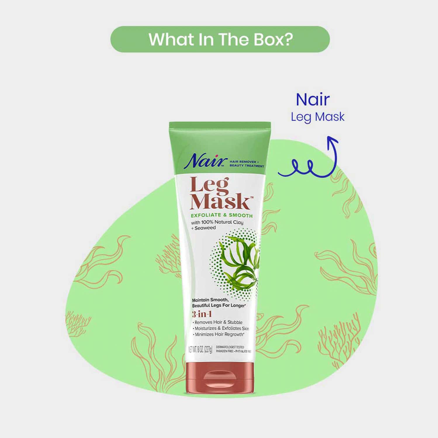 Buy NAIR SEAW CLAY BEAUTY LEG MASK 227 ML Online & Get Upto 60% OFF at ...