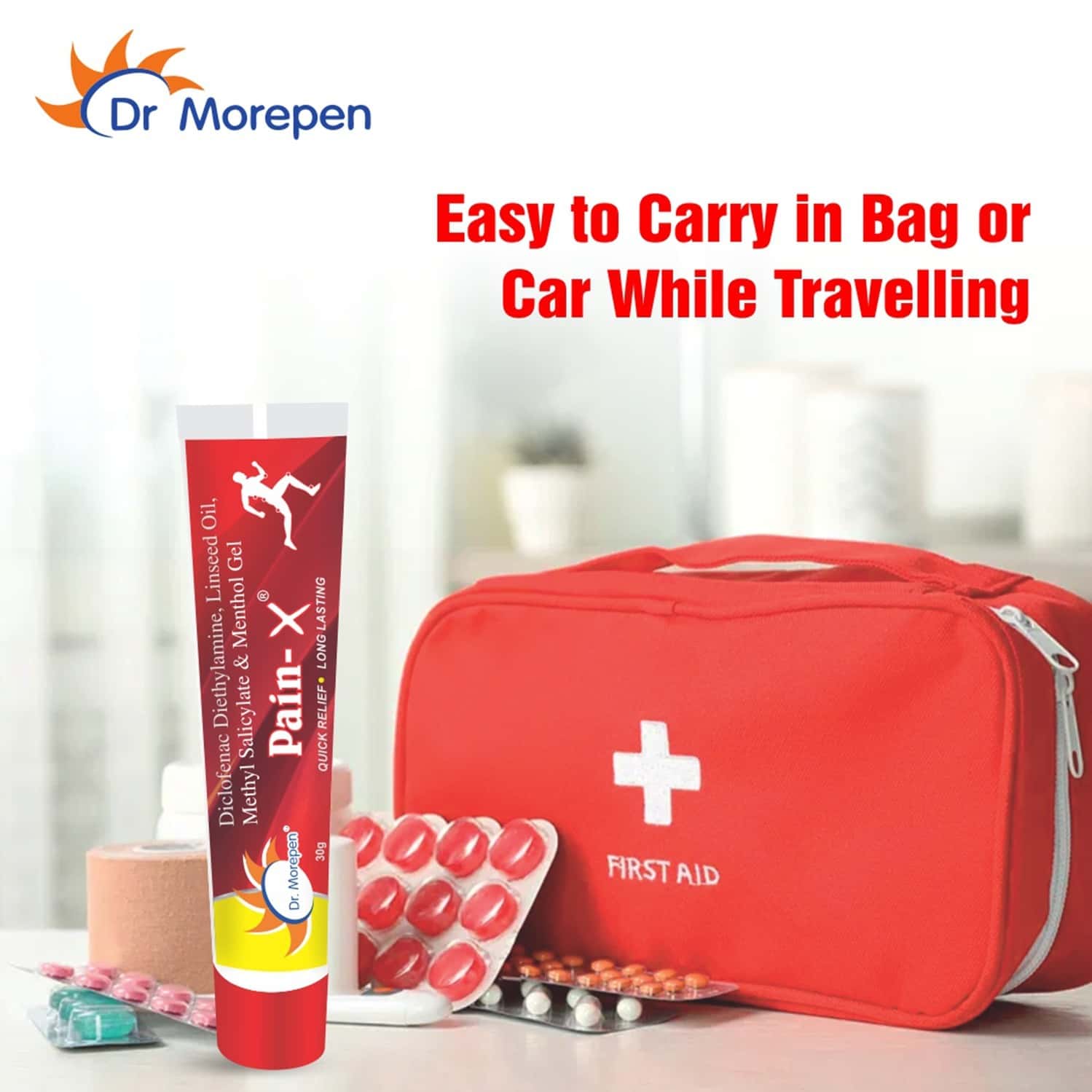 Buy DR MOREPEN - DICLOFENEC SODIUM LINSEED OIL PAIN X - 30 G Online ...