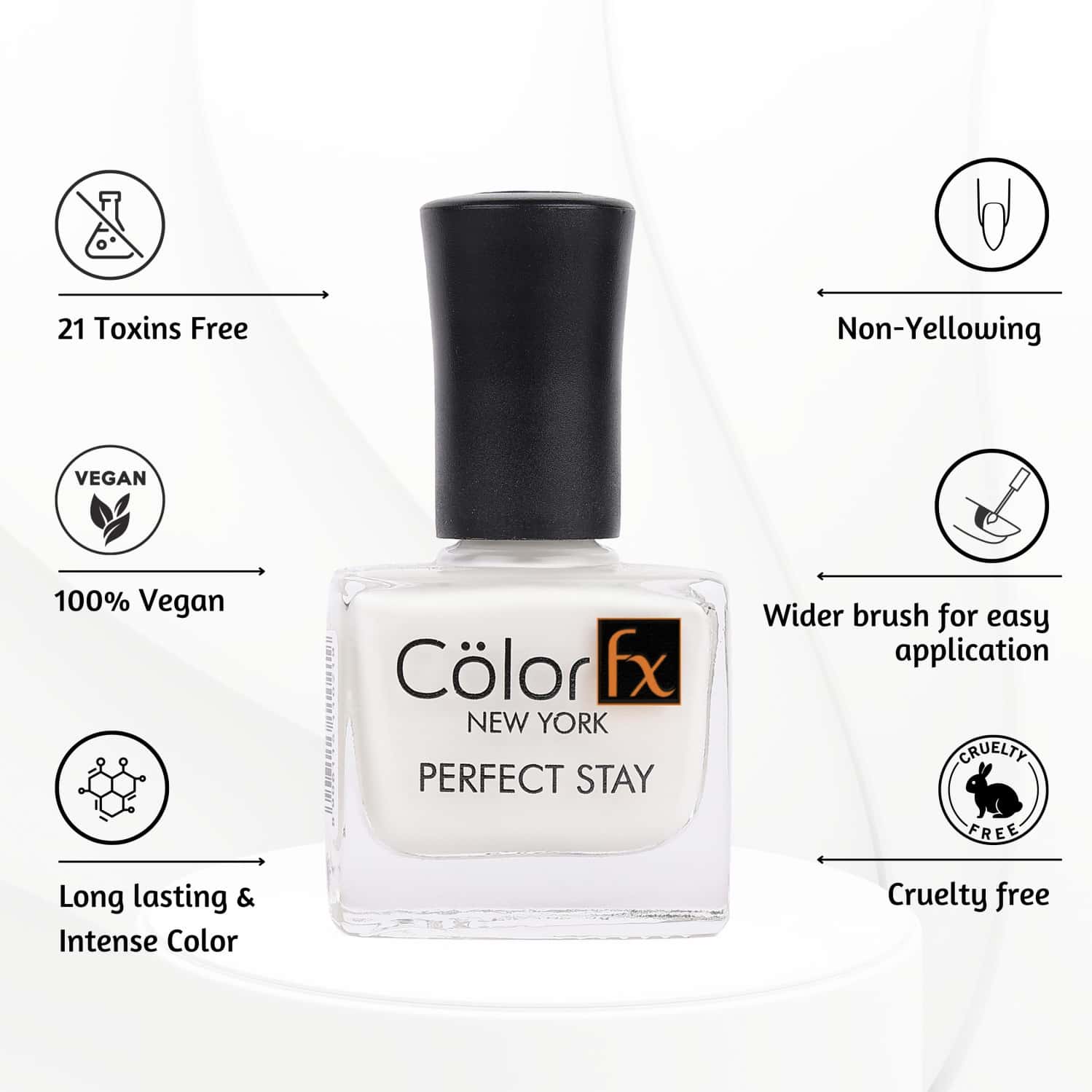 Buy COLOR FX PERFECT PASTEL GLOSSY FINISH 21 TOXIN FREE NON YELLOWING 9 ...