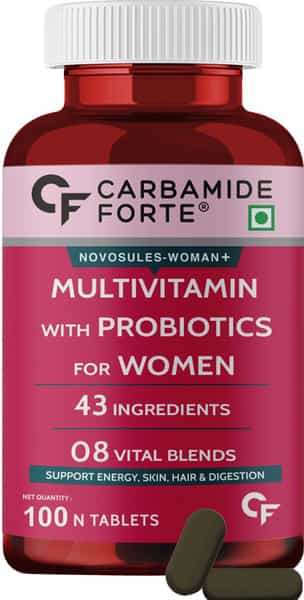 Buy CARBAMIDE FORTE MULTIVITAMIN TABLETS FOR WOMEN WITH 43 INGREDIENTS ...