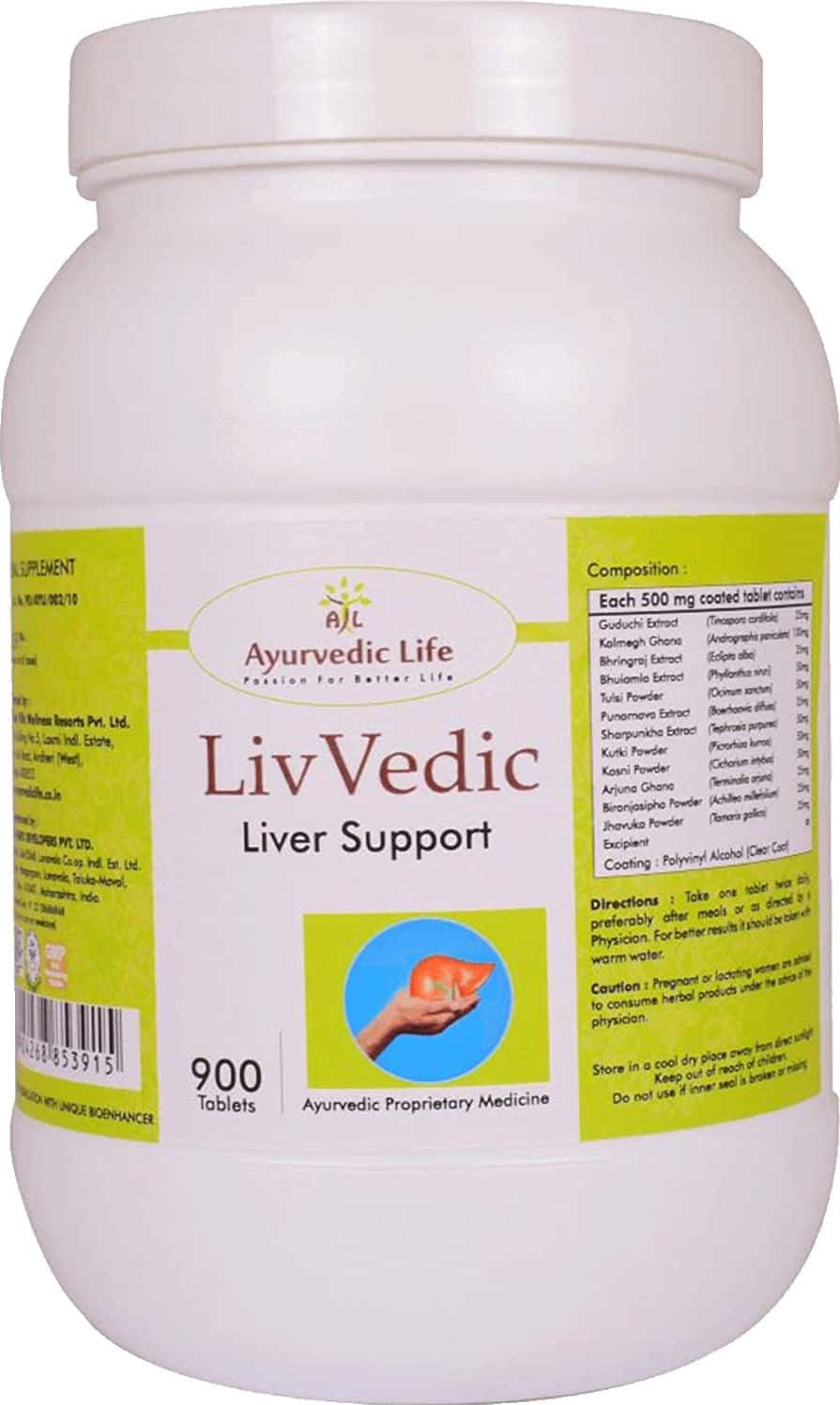 Buy AL-AYURVEDIC LIFE LIVVEDIC - 900 TABLETS PACK OF 5 Online & Get ...
