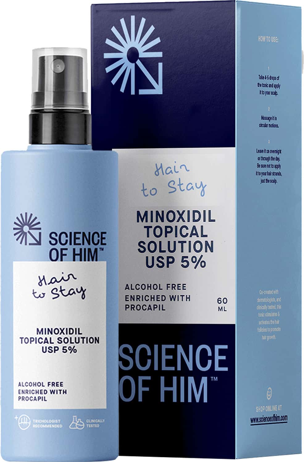 Buy SCIENCE OF HIM HAIR TO STAY HAIR GROWTH SOLUTION Online & Get Upto ...