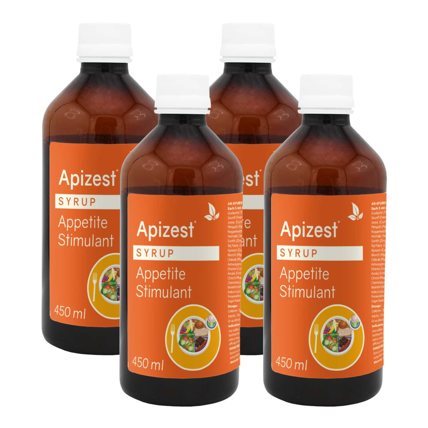 Buy APIZEST SYRUP 450 ML | FOR BOOSTING HEALTHY APPETITE | PROMOTES ...