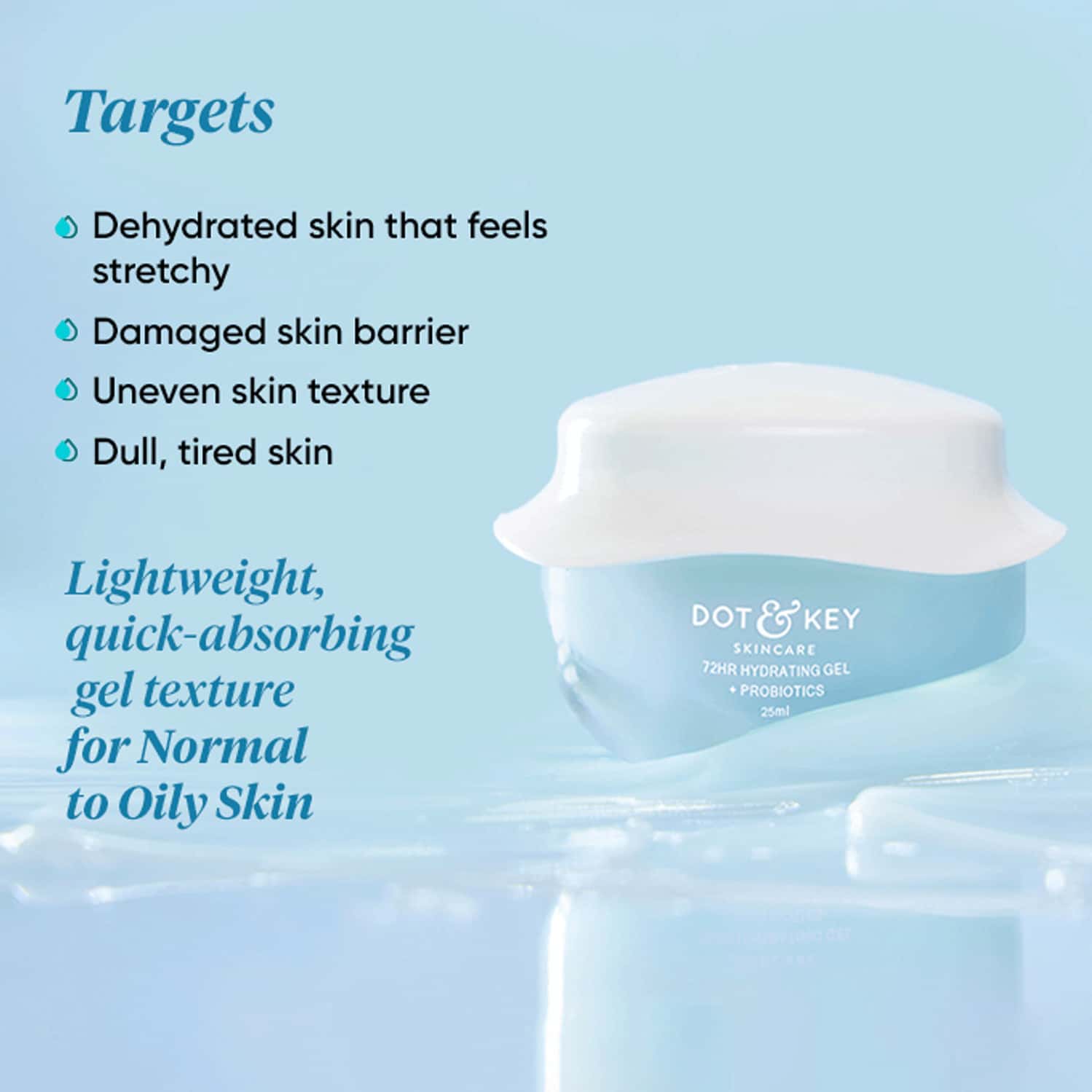 Buy DOT & KEY 72 HR HYDRATING GEL + PROBIOTICS 25ML Online & Get Upto ...
