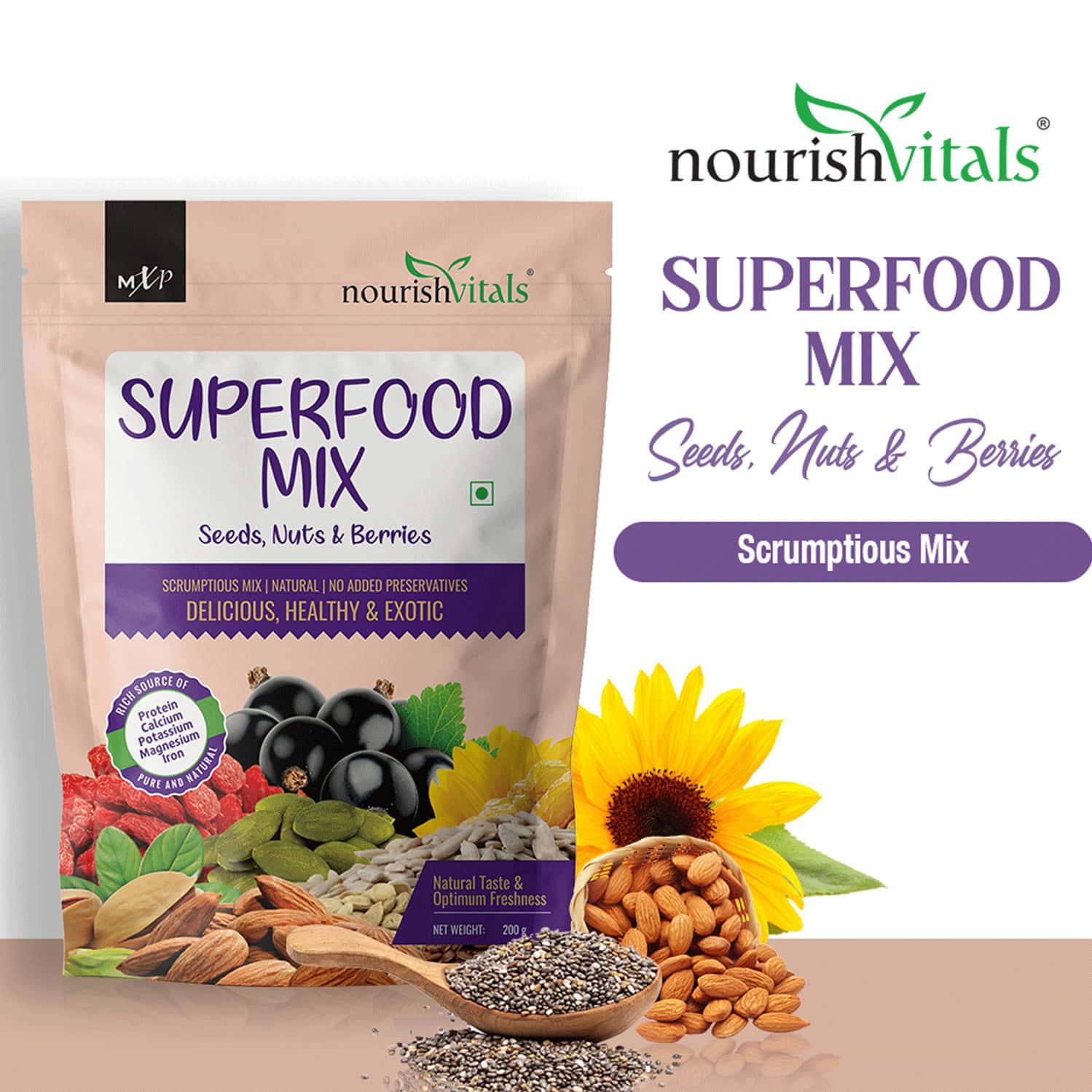 Buy NOURISHVITALS HEALTHY MUNCHING COMBO | CALIFORNIA ROASTED AND ...