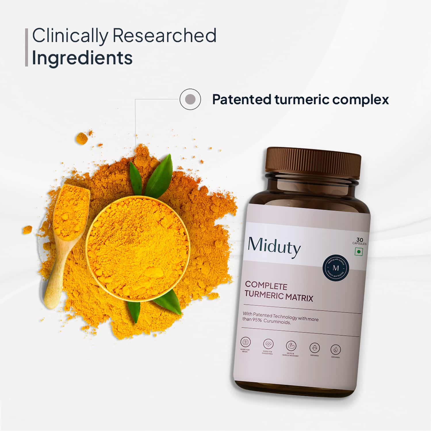 Buy MIDUTY PALAK NOTES COMPLETE TURMERIC MATRIX CURCUMIN CAPSULES FOR ...