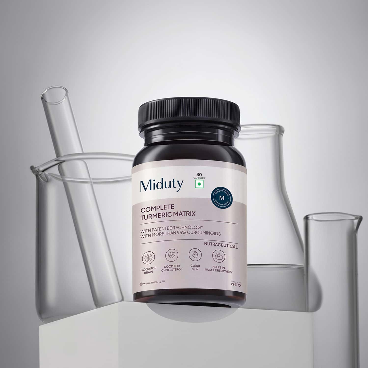 Buy MIDUTY PALAK NOTES COMPLETE TURMERIC MATRIX CURCUMIN CAPSULES FOR ...