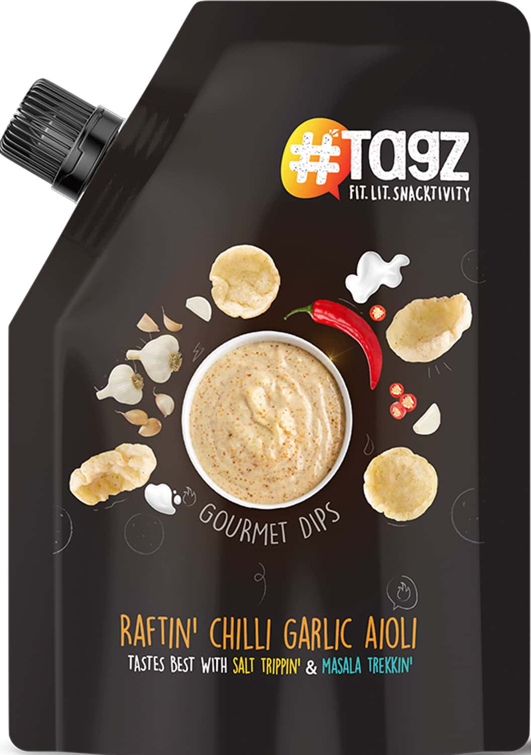 Buy TAGZ -THAI VODKA TOM YUM CANZ(6) + CHILLI GARLIC AIOLI DIP & PEPPER ...