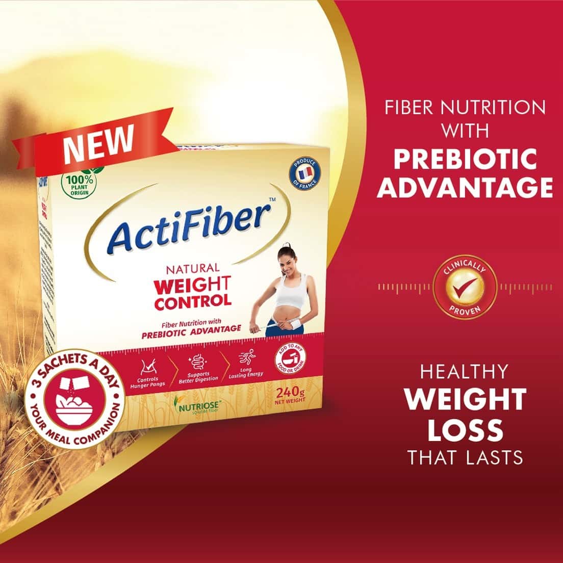 Buy ACTIFIBER NATURAL WEIGHT CONTROL - 240 G Online & Get Upto 60% OFF ...