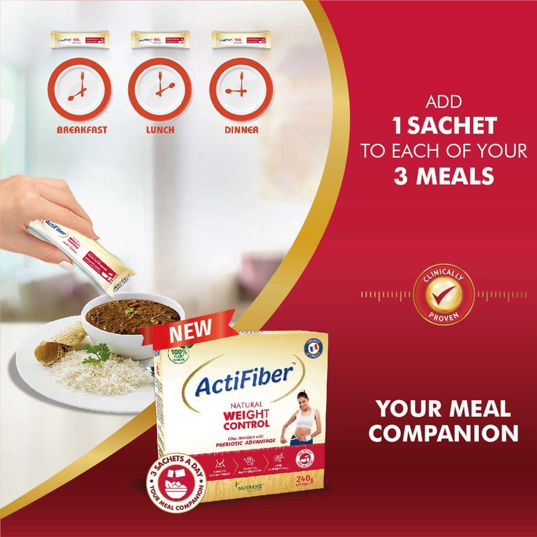Buy ACTIFIBER NATURAL WEIGHT CONTROL - 240 G Online & Get Upto 60% OFF ...