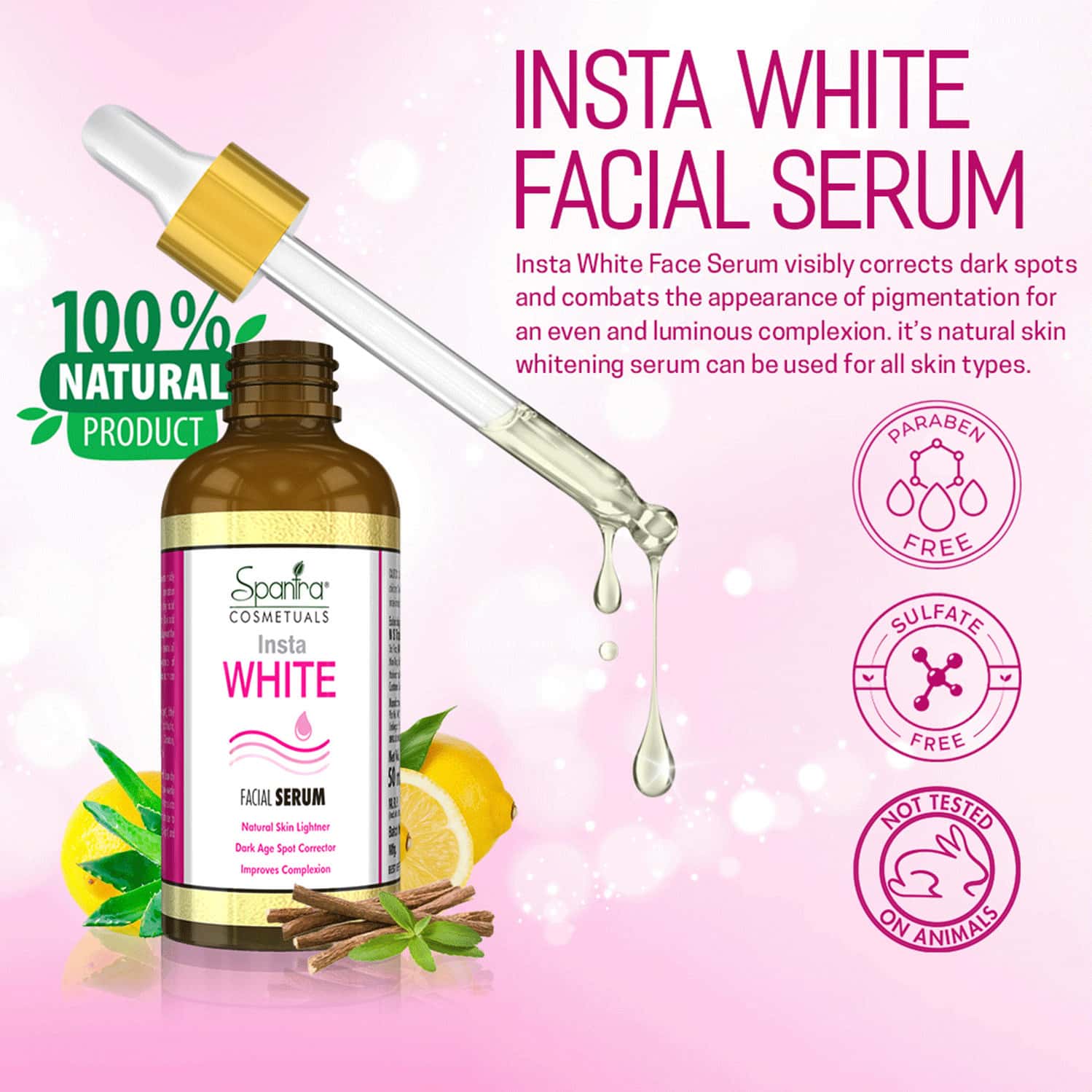 Buy SPANTRA INSTA WHITE FACIAL SERUM 50ML Online & Get Upto 60% OFF at ...