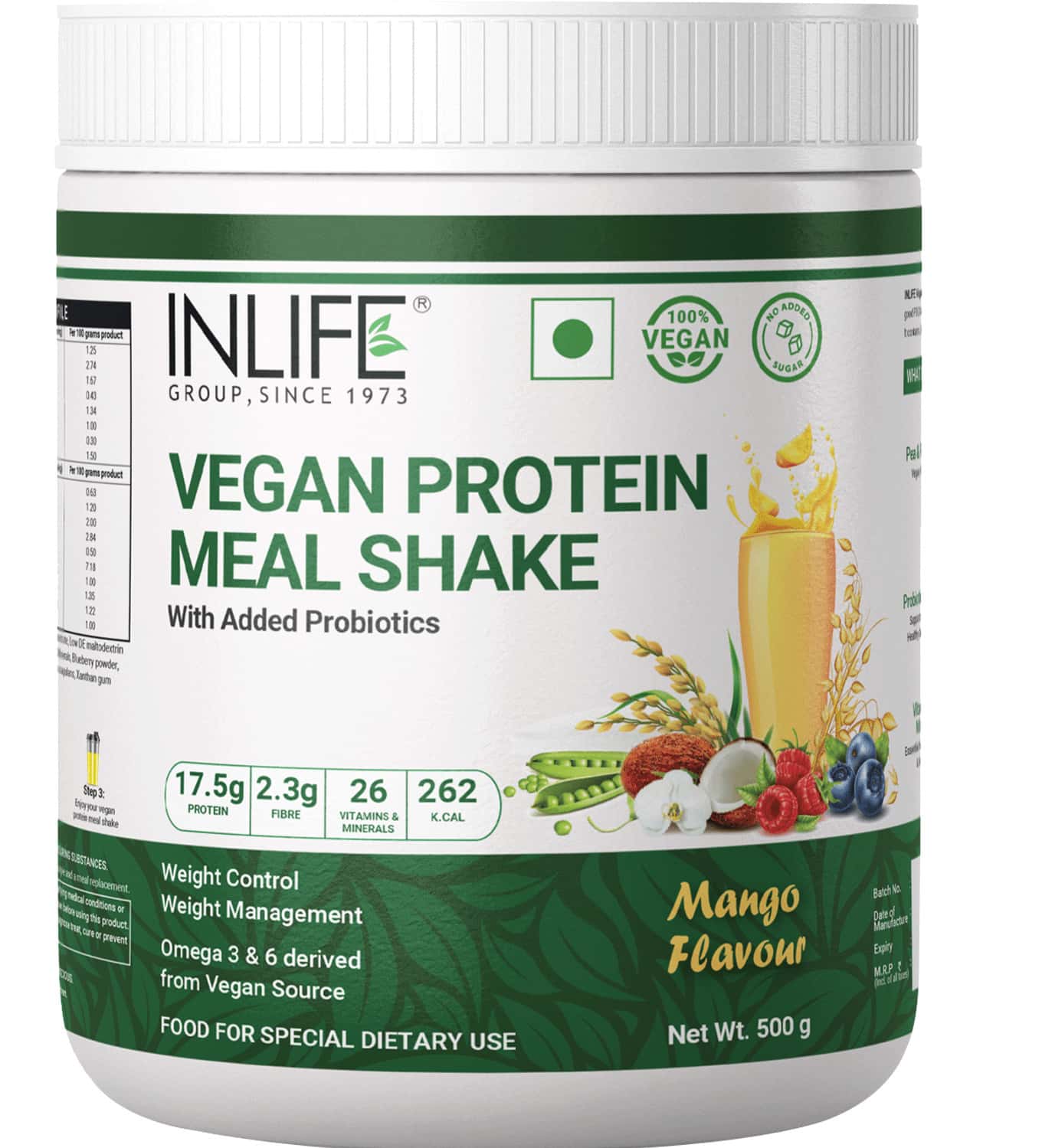 Buy INLIFE VEGAN PLANT BASED PROTEIN POWDER NUTRITIONAL MEAL ...