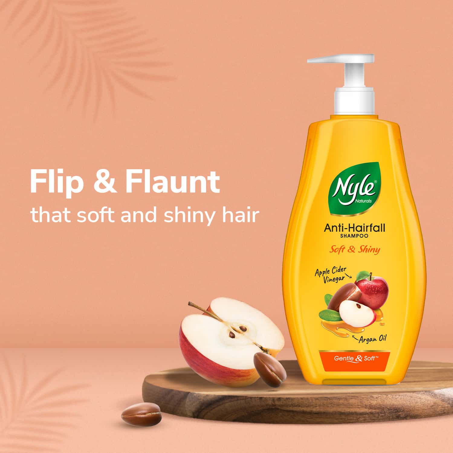 Buy NYLE NATURALS SOFT AND SHINY ANTI HAIRFALL SHAMPOO, WITH APPLE ...