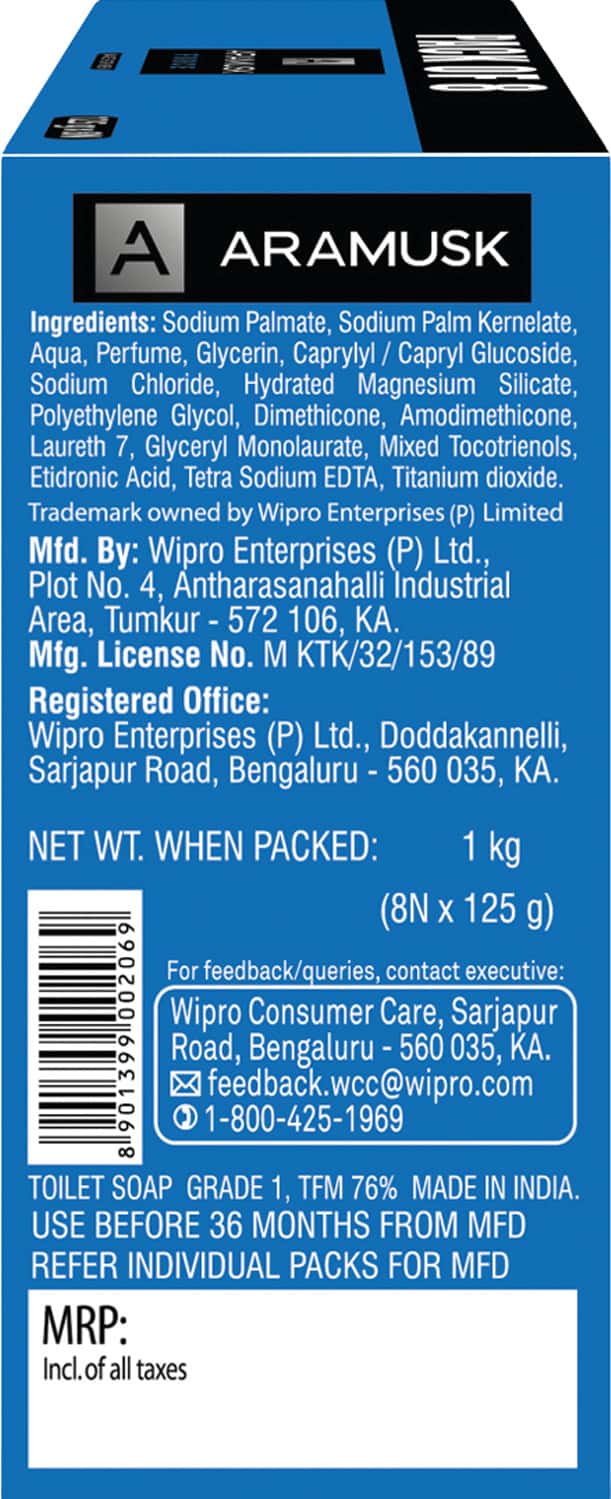 Buy ARAMUSK FORCE SOAP 125G(PACK OF 8) Online & Get Upto 60% OFF at ...