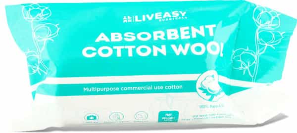 Buy LIVEASY SURGICAL ABSORBENT COTTON ROLE , 125GM NET Online & Get ...