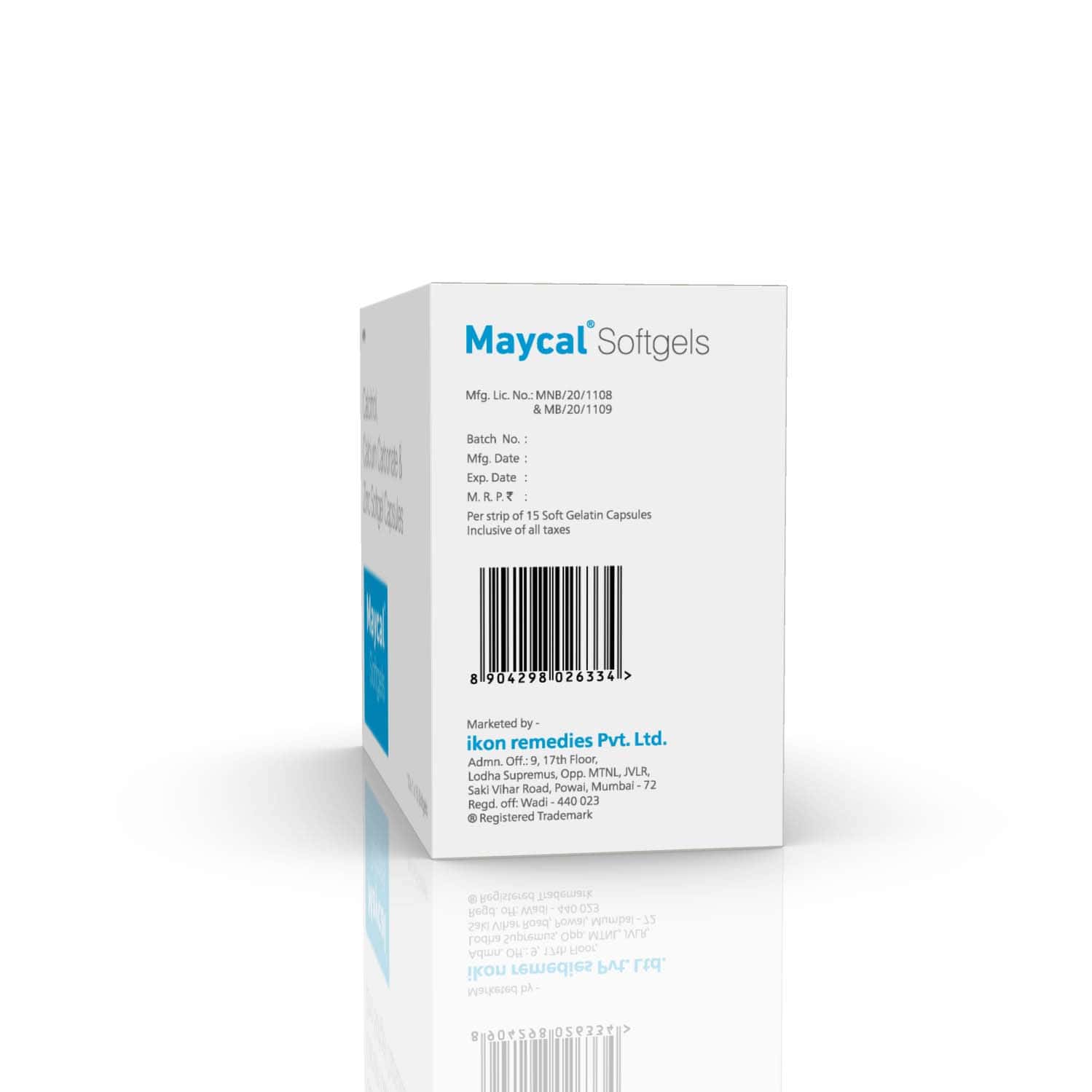 Buy Maycal Strip Of 10 Softgel Capsules Online at Flat 15% OFF | PharmEasy