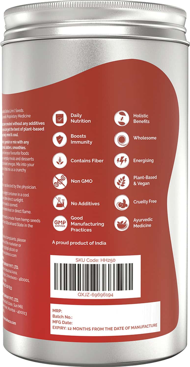 Buy BOHECO HIMALAYAN HEMP HEARTS - SHELLED HEMP SEEDS - 250 GMS Online ...