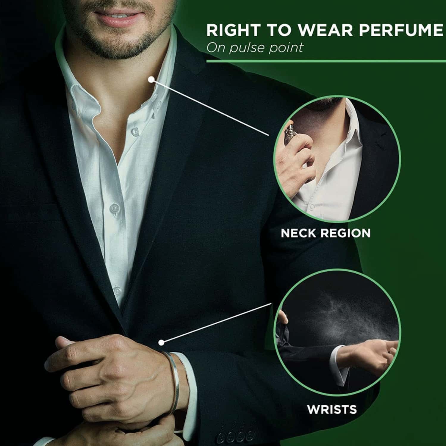 Buy THE MAN COMPANY GREEN PERFUME SET FOR MEN- VALENTINE PERFUME KIT ...