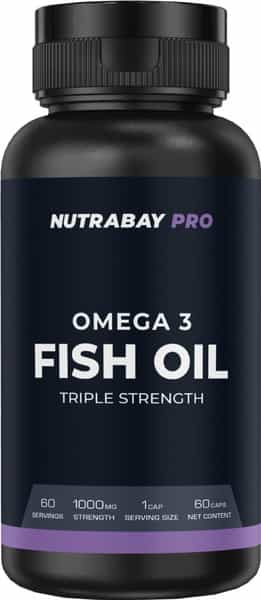 Buy NUTRABAY PRO FISH OIL OMEGA 3 (TRIPLE STRENGTH) - 1000MG - 60 ...